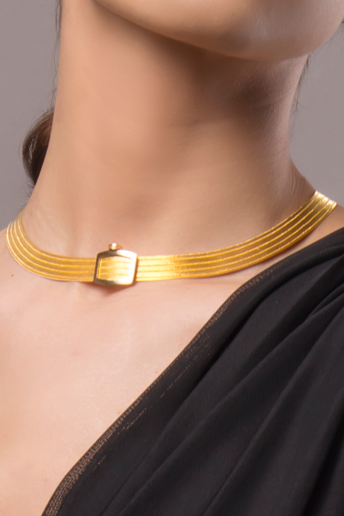 Trabzon Hasırı 5 Sıra Altın Gerdanlık - 2018-164 / | Elizi Elizi Hasır