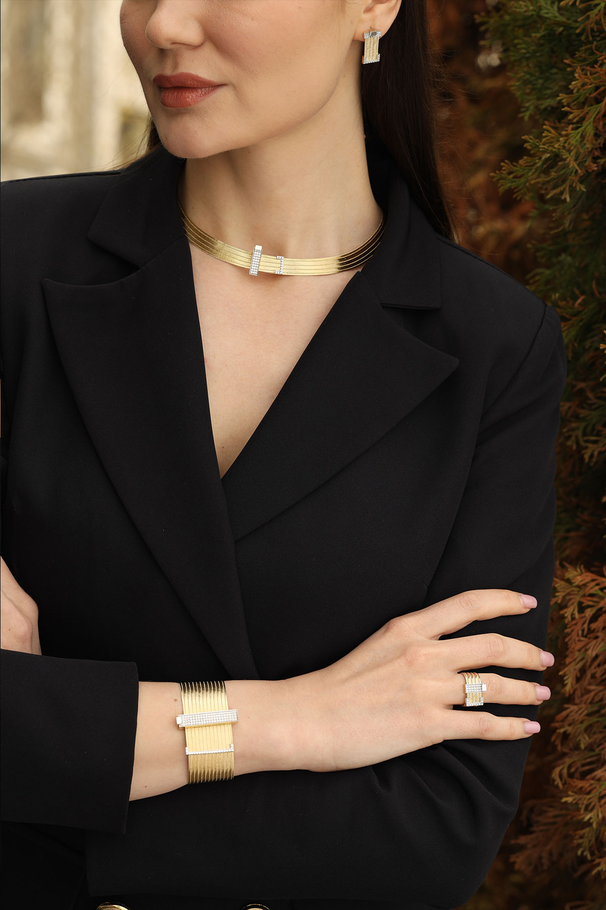 Trabzon Hasır Set 7/24 13-5 Full Taş - ELZ0000000491 / Elizi Hasır