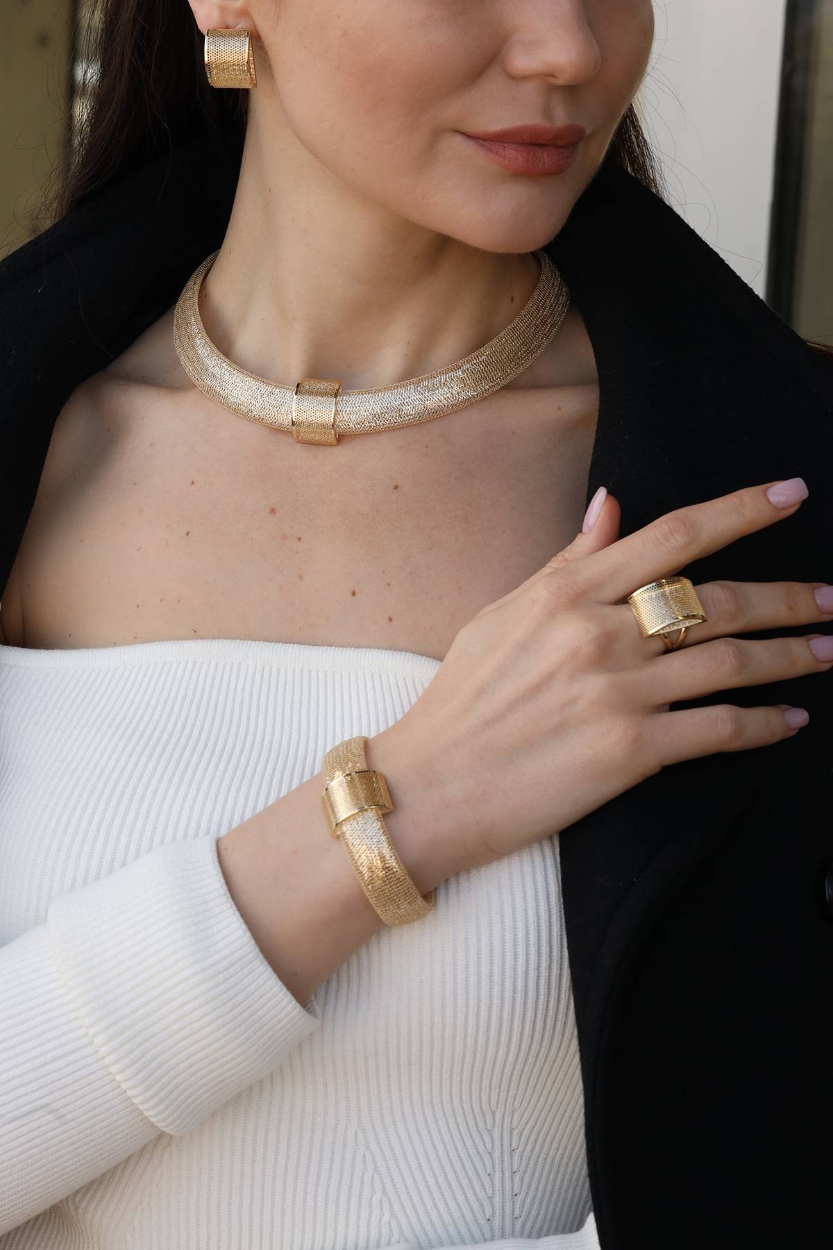 Altın Set - ELZ0000000681 / Elizi Hasır